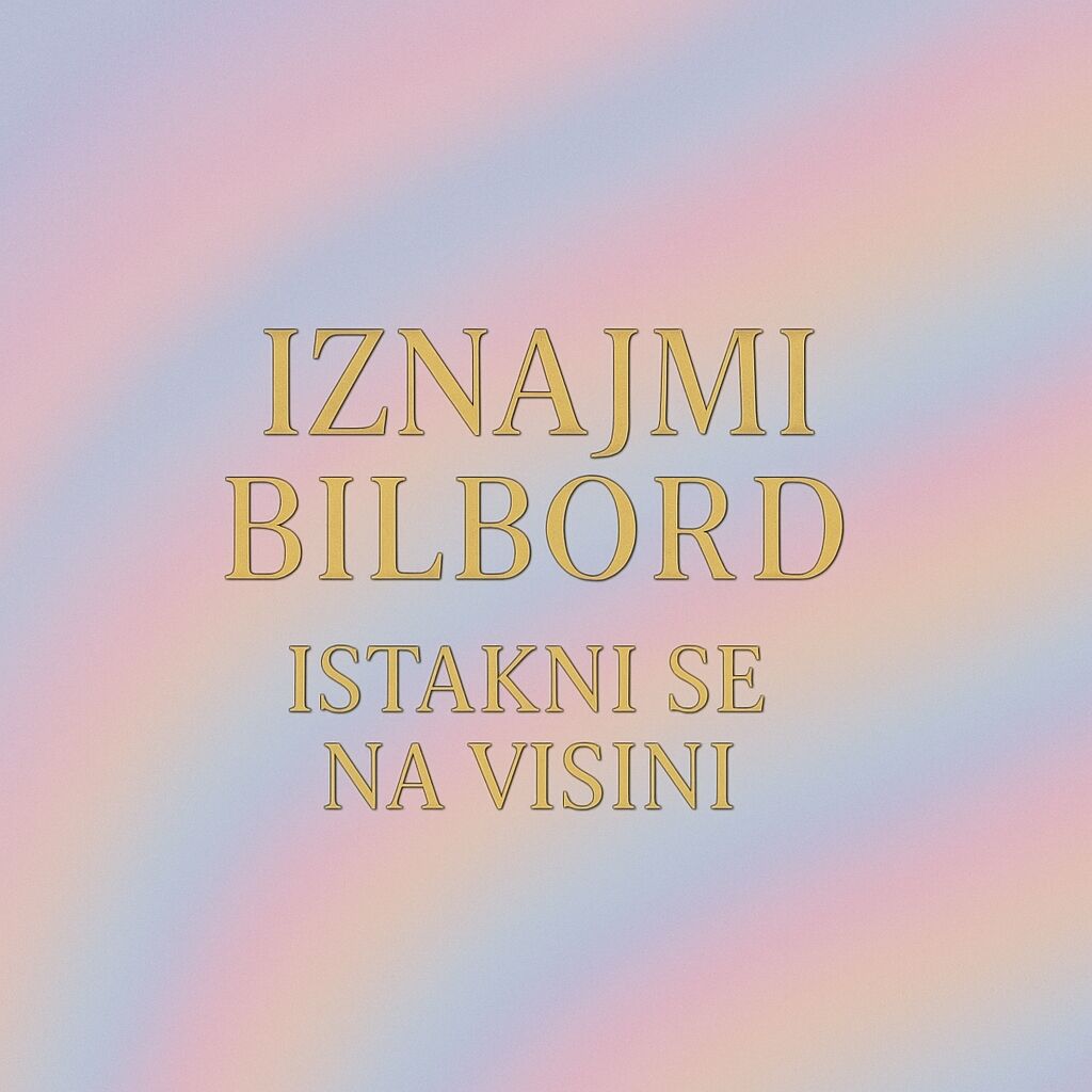 Ova usluga nudi iznajmljivanje bilborda, idealno za oglašavanje i