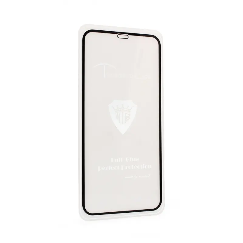 Zaštitno staklo 2.5D full glue za iPhone XR, Crno