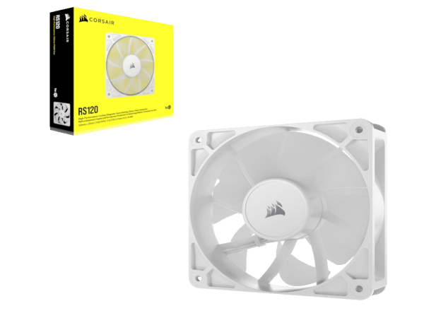 Ventilator CORSAIR RS120/120mm/single pack/bela (CO-9050192-WW)