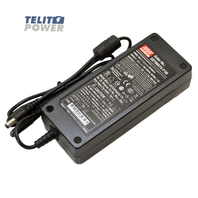 Mean Well GST90A12-P1M - 12V 6.67A AC-DC adapter za industrijsku upotrebu (80W)