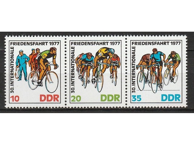 DDR - 1977 - 30. internationale friendsfahrt - MNH