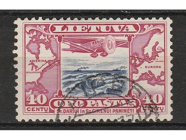 Litvanija, Lithuania - 1934 - Bellanca Monoplane