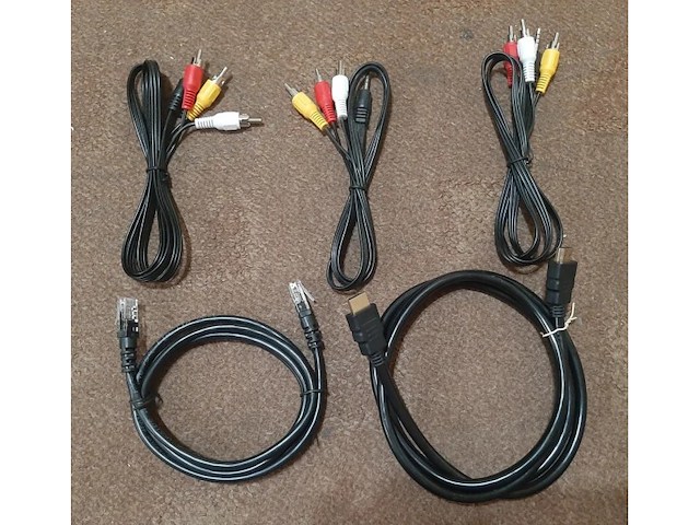 Hdmi, mrežni utp, Audio Video kabl - Jack 3,5mm na 3 RC