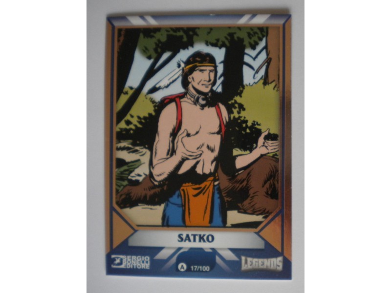 Kartica "Bonelli Legends Zagor-Satko"