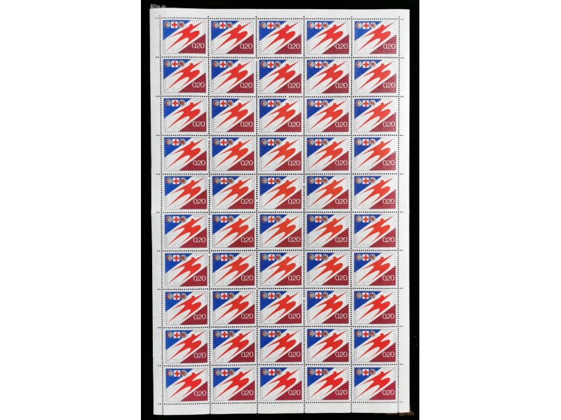CRVENI KRST 1976 TABAK