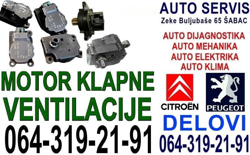 MOTOR KLAPNE klime grejanja Pežo Citroen Peugeot