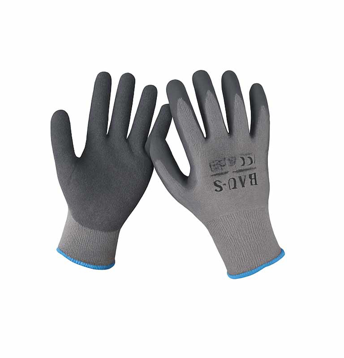 BAU S zaštitne rukavice - Latex Grau siva (9) L