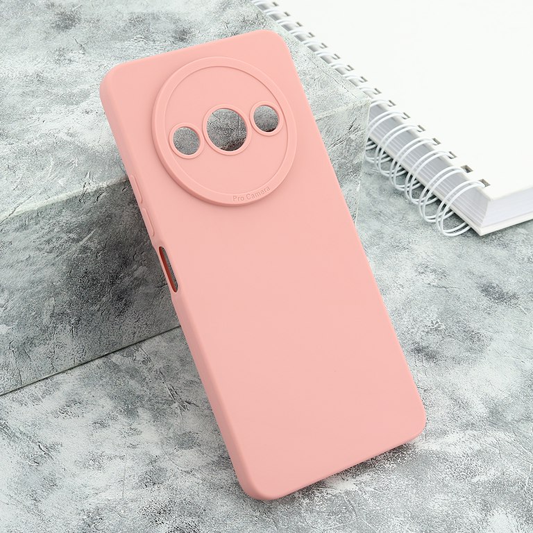 Silikonska futrola Pro Camera za Xiaomi Redmi A3/A3x roze (MS)