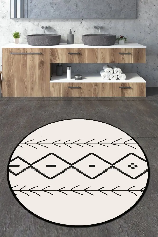 L'essentiel Maison Kupatilski otirač Sagitta, 120cm, Belo-crni