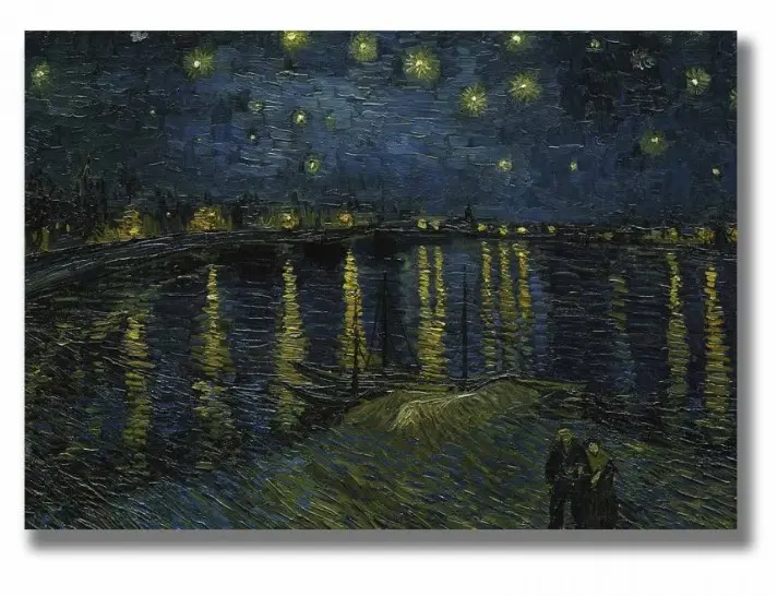 Wallity 70100VANGOGH026 Dekorativna slika, 70x100cm