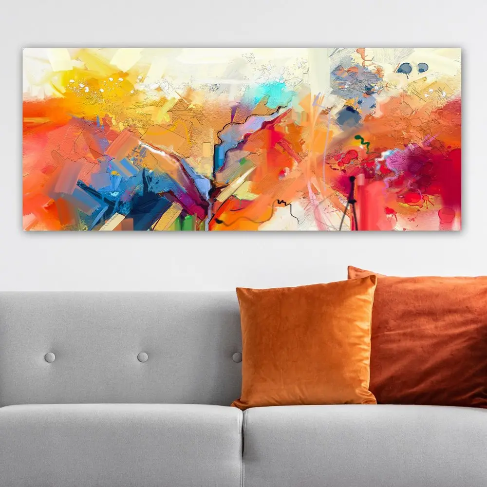 Wallity Dekorativna slika YTY1040210842_50120, 50x120 cm, Šarena