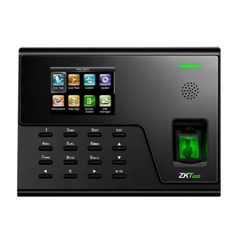 ZK Teco Biometrijsko-terminala za evidenciju i kontrolu TA-UA760-1-W, Crna