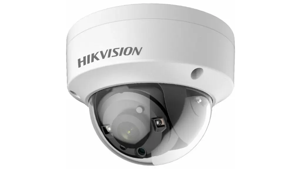 Hikvision Dome kamera DS-2CE57H8T-VPITF, 5MP, 2.8 mm, Bela