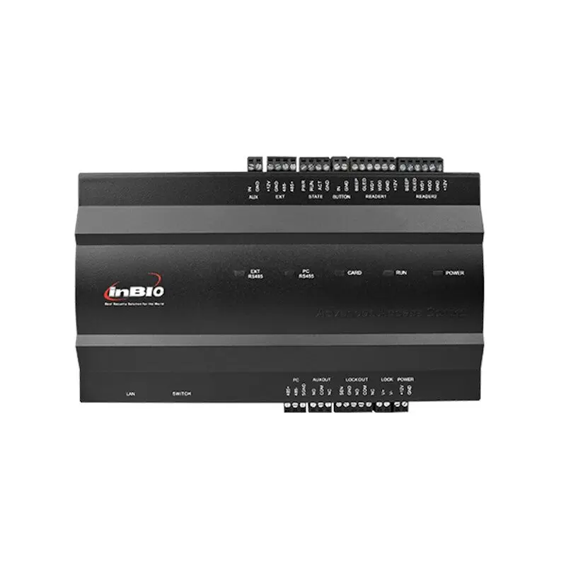 ZKTeco Biometrijski kontroler pristupa za 2 vrata InBio-260, Crni