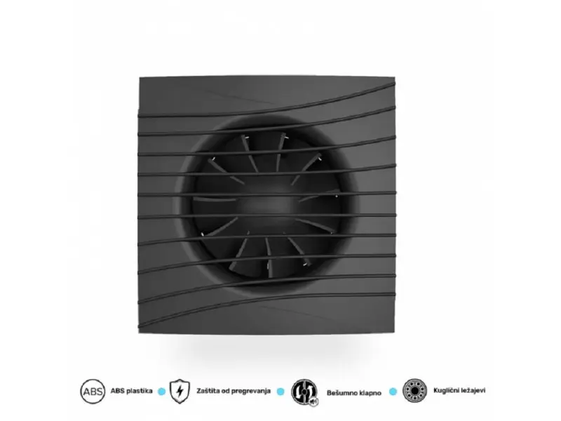BBLINK ERA Ventilator silent 5C crni