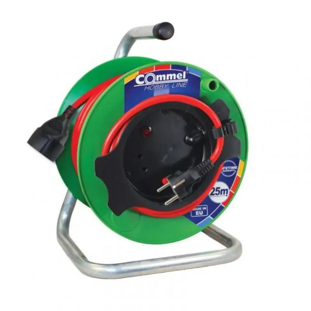 COMMEL Kablovski kalem na PVC bubnju 25m - 3g1.5