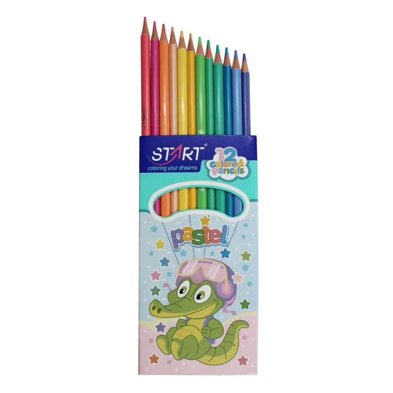 Start Drvene bojice Pastel, 12 komada