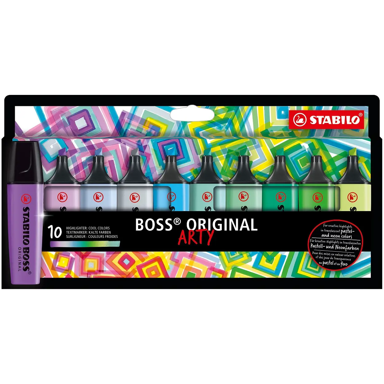 STABILO Markeri Boss Original Arty hladne boje 10/1