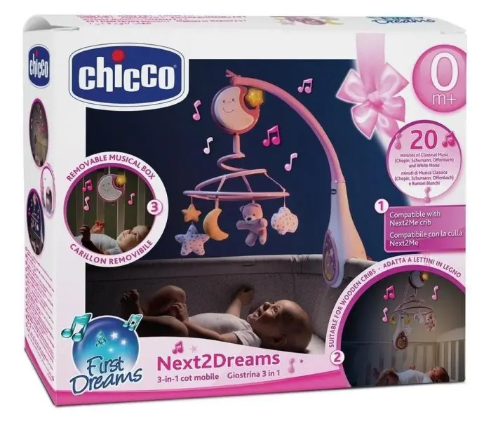 Chicco Vrteška Next 2 dreams roze