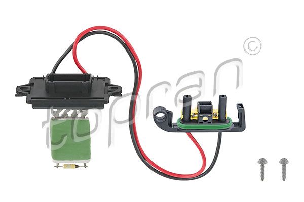 Reostat, ventilator kabine TOPRAN 701 060