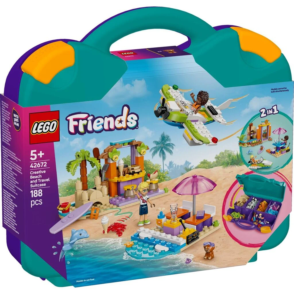 LEGO Friends Plaža i putovanja – Kreativni kofer 42672