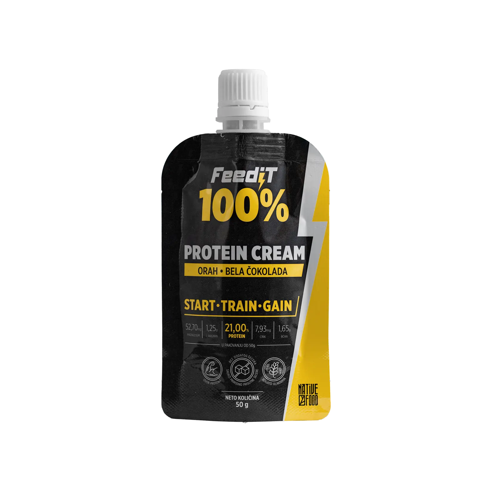 Feedit Protein krem Bela čokolada i orah, 50 g