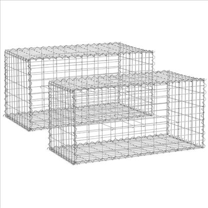 Hillvert Gabionska Ograda 2 Komada 101x51x52cm