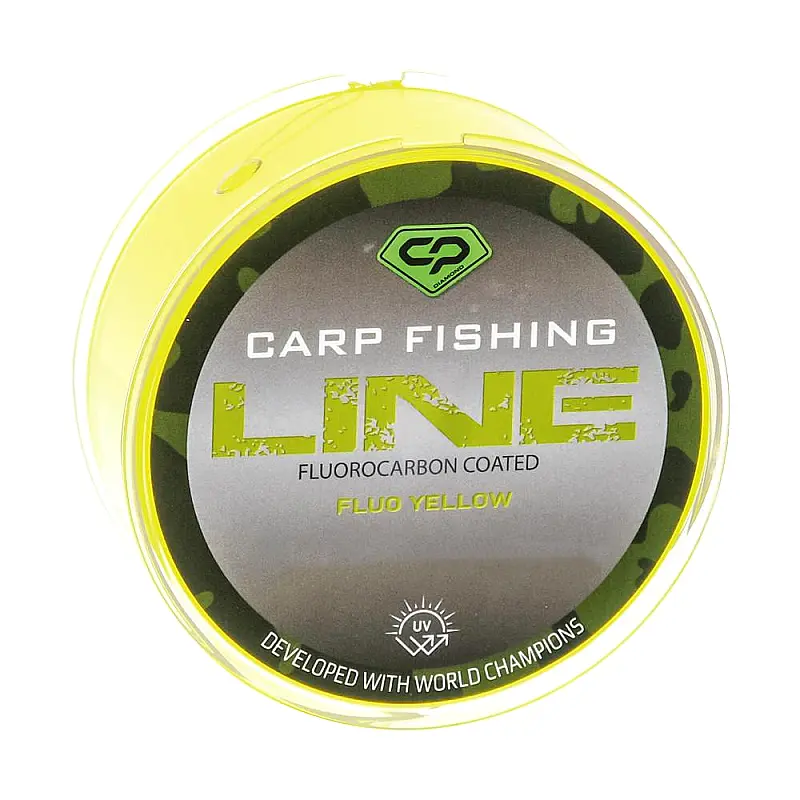 Carp Pro CARP FISHING LINE FLUO YELLOW Fluorocarbon Coated 300m 0.370mm (CP5103-035) 64678
