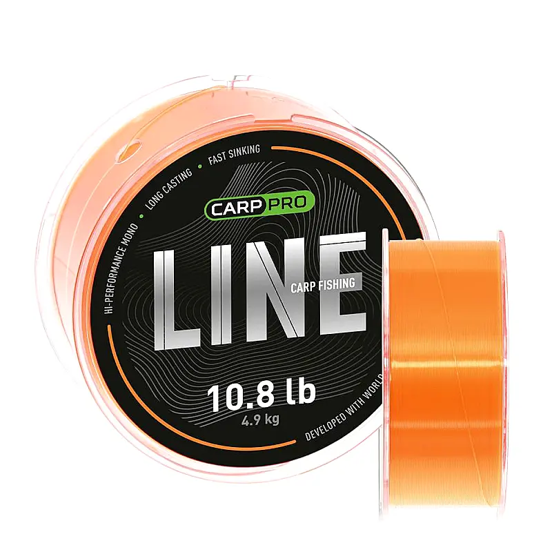 Carp Pro CARP FISHING LINE FLUO ORANGE 1000m 0.331mm (CP5410-331) 64697