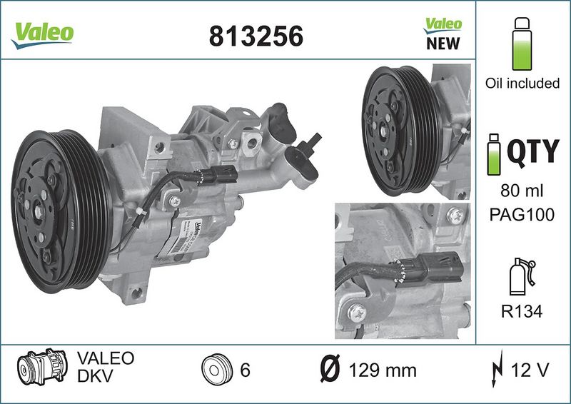 Kompresor, klima-uređaj VALEO 813256