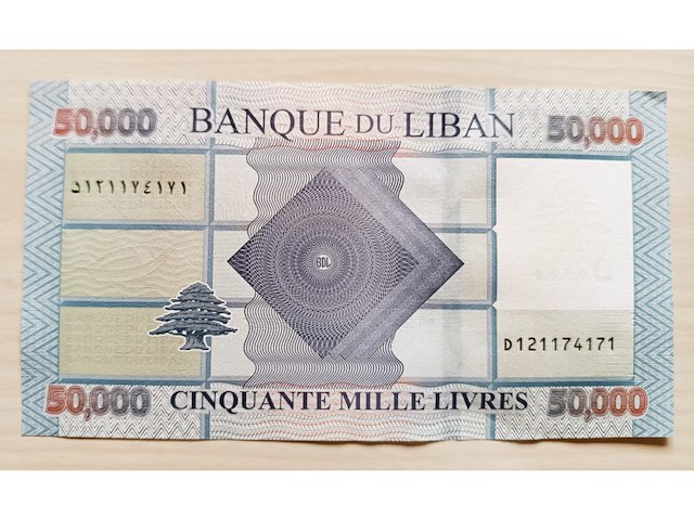 Liban 50.000 livres . Unc