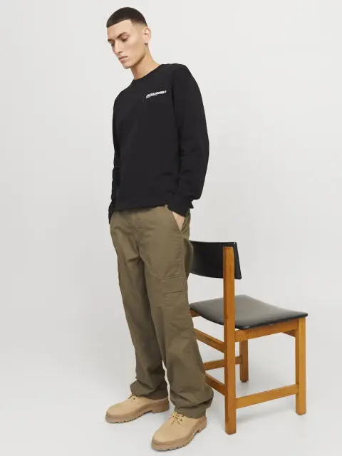 Jack&Jones Muške pantalone Karl, Smeđa