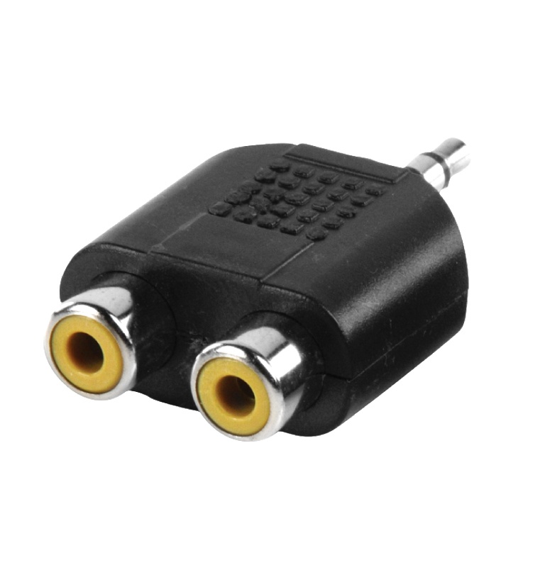 Adapter 3.5mm ST M-2xRCA F