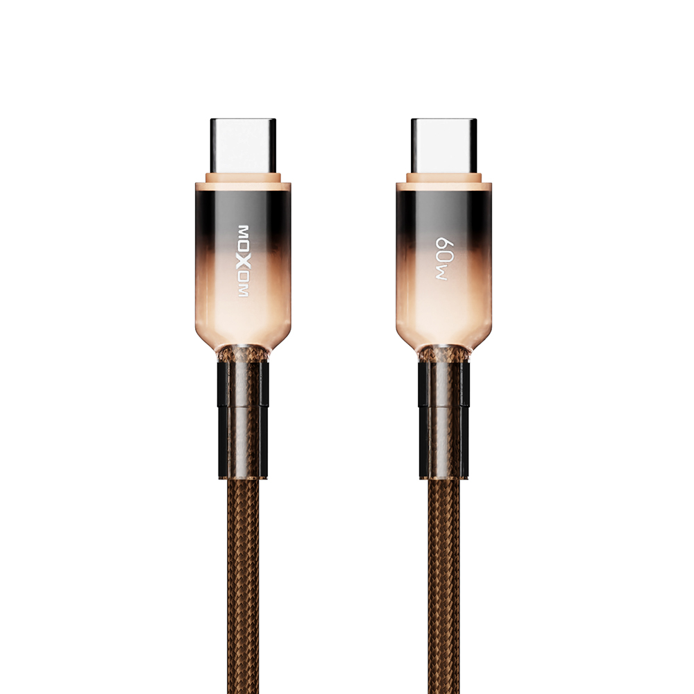 USB data kabl Moxom MX-CB309 PD 60W Type-C na Type-C 1m zlatni (MS)
