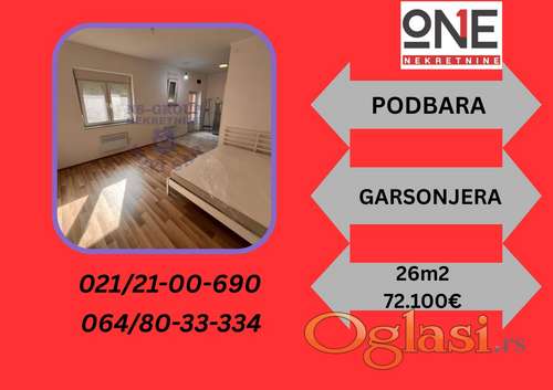 Garsonjera,odlicna,Podbara