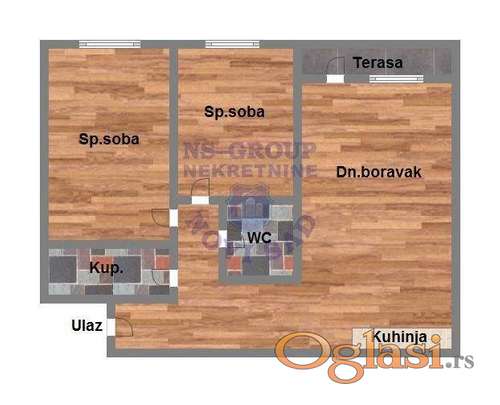Prodaje se odlican trosoban stan na Telepu