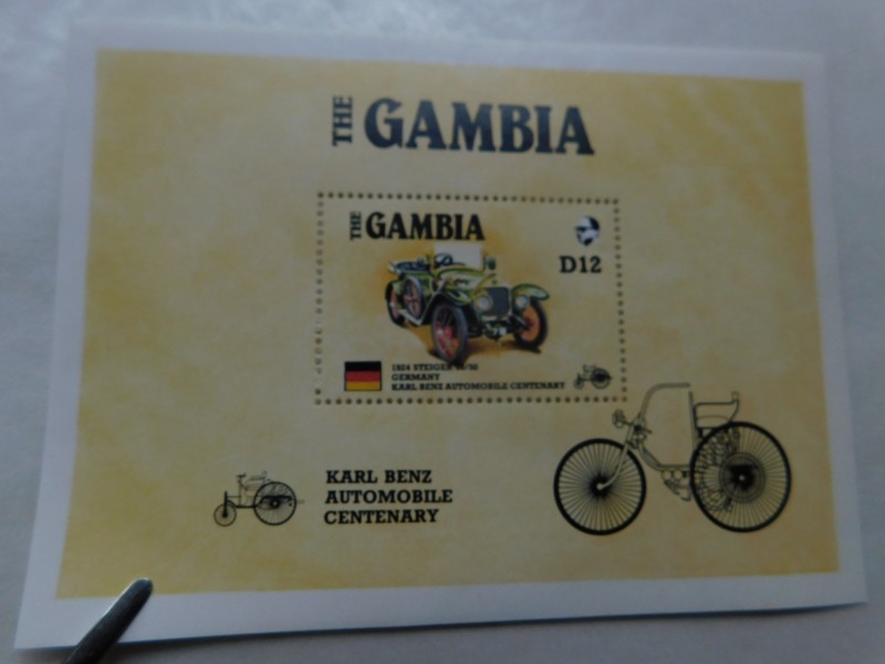 ** THE GAMBIA 1986 BLOK **