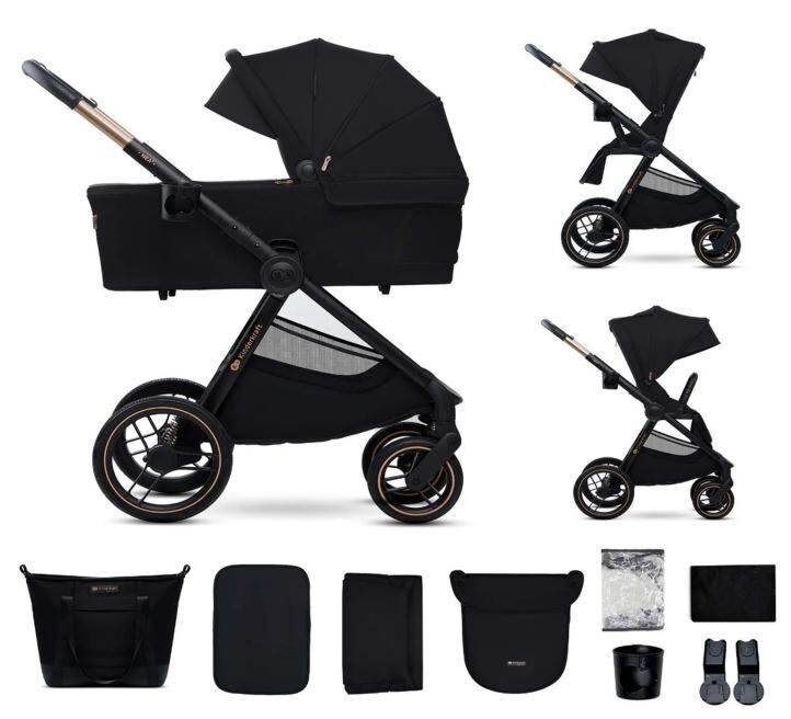 Kinderkraft Kolica za bebe 2 u 1 Nea 2 KSNEA002BLK20 - Midnight Black