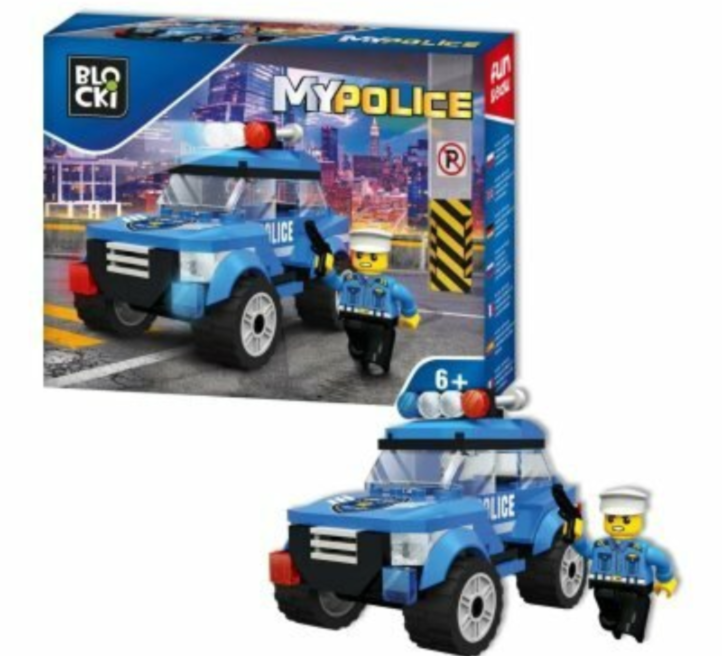 BLOCKI KOCKE POLICIJSKI AUTO 76/0617