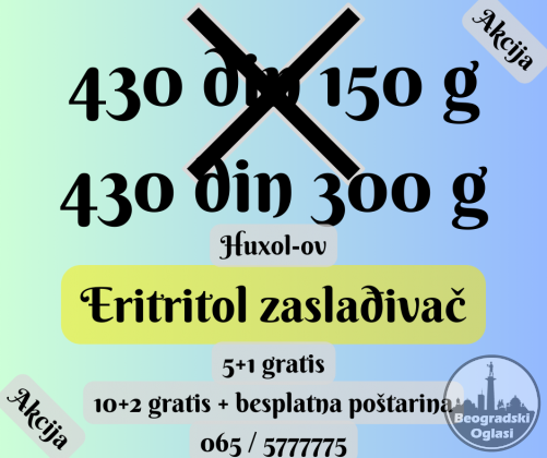 Eritrotol. Prirodni secer bez kalorija.