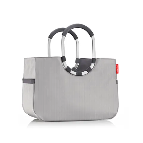 Torba Loopshopper L - Riblja kost, siva