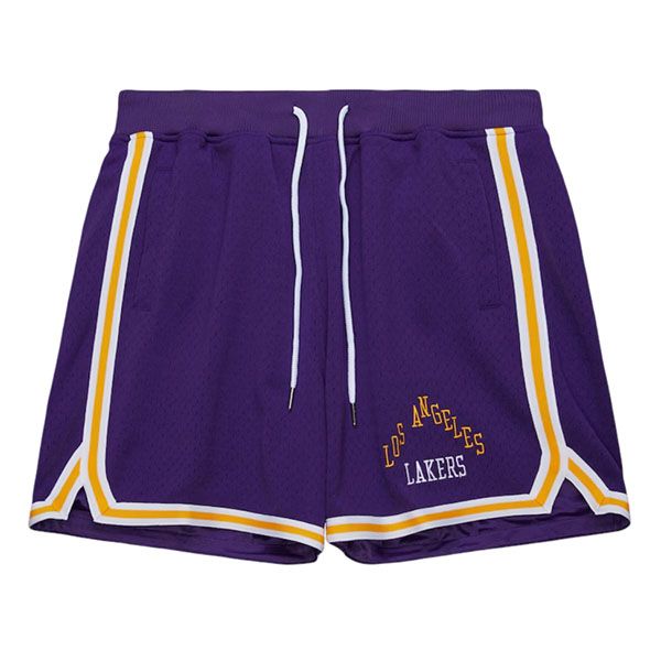 NBA LOGO OVER GAME DAY SHORTS LOS ANGELES LAKERS 'PURPLE'