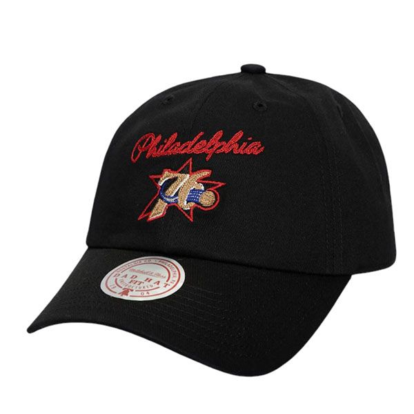 NBA LAY LOW STRAPBACK PHILADELPHIA 76ERS 'BLACK'