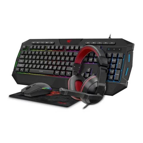 Havit gejming kombo 4u1 ( miš + tastatura + slušalice + podloga ) KB501CM