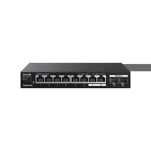 Svič 2.5Gbps 8-port Tenda TEM2010X Metal case/2x10G SFP+