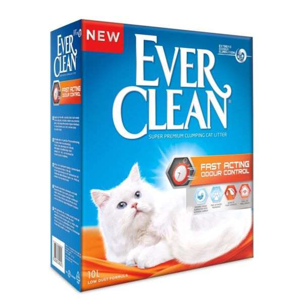 EVER CLEAN Posip za mačke Extra fast acting 10L