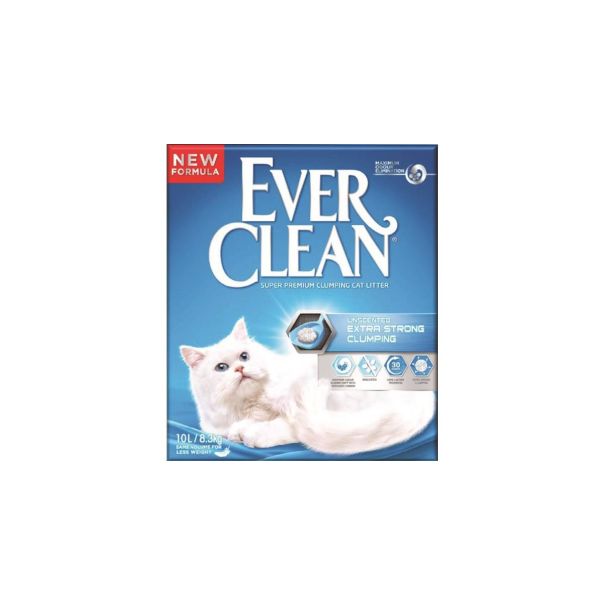 EVER CLEAN Posip za mačke Extra strong unscented 10L