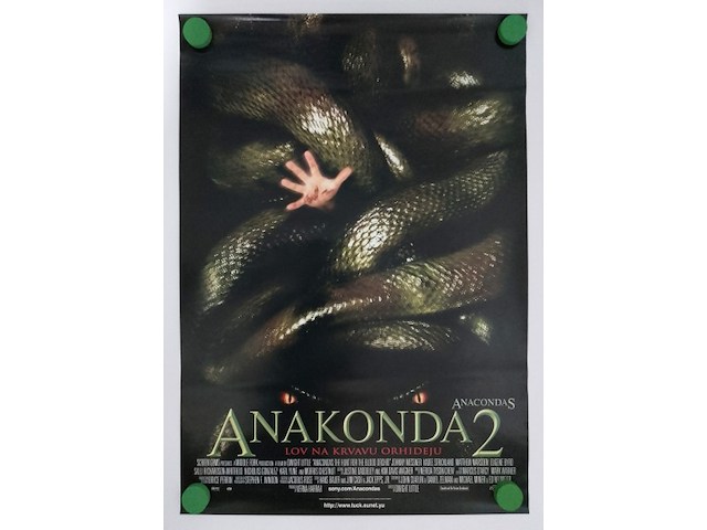 Originalni filmski plakat - Anakonda 2