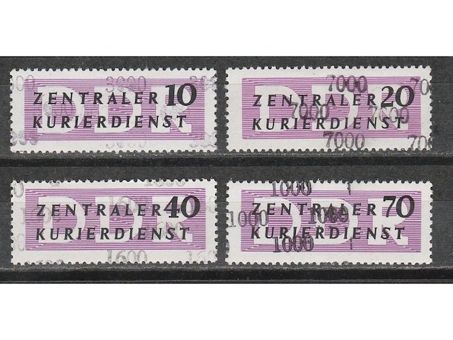 DDR - ZKD - Zentraler Kurierdienst - 1957