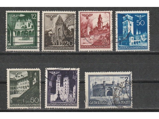 Generalgouvernement - 1940 - Historic Buildings